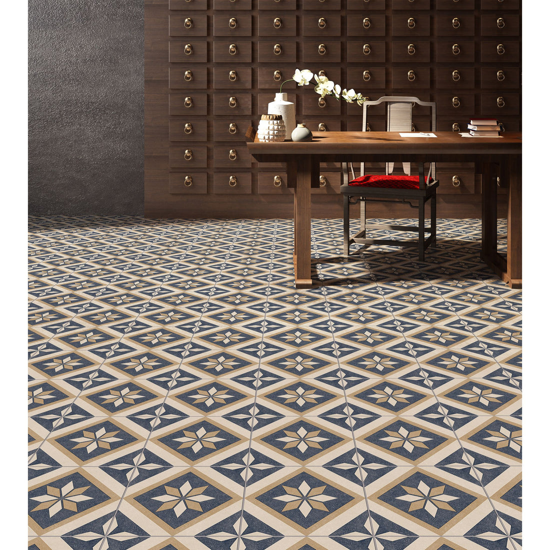 OASIS CEILO BLUE MATT– Tile Australia